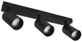BERGE Stropní bodové svítidlo LED VIKI-L 3x GU10 černé