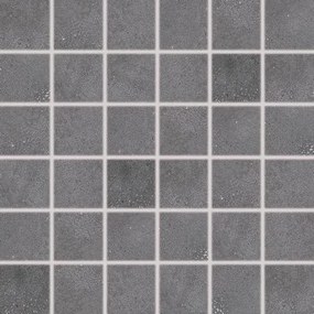 Rako Betonico DDM06792 mozaika set 30x30 cm 5x5 černá 1 set