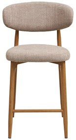 Béžová/v přírodní barvě čalouněná barová židle (výška sedáku 65 cm) Levanto – House Nordic