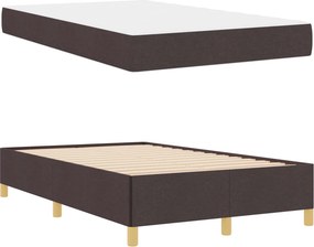 Rám postele Tmavě hnědá 120 x 200 cm textil 3398930