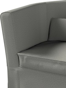 Potah na křeslo IKEA Ektorp Tullsta barva šedá látka pletený vzor