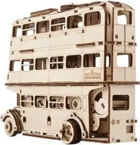 Ugears 3D dřevěné mechanické puzzle Harry Potter Rytířský autobus / od