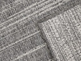 ELLE Decoration, Kusový koberec Gemini 105543 Silver z kolekce Elle – na ven i na doma, 120x170, šedá, chodba / předsíň