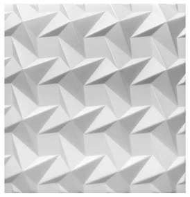 Obklad 3D XPS extrudovaný polystyren Hvězdy bílé
