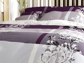 Polybavlněné povlečení LUXURY fialové Rozměr povlečení: 70 x 90 cm | 140 x 200 cm