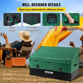 Venkovní úložný box Patio Deck Box 870,6 l voděodolná PE plachta