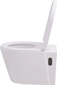 Závěsné WC keramické bílé 244270