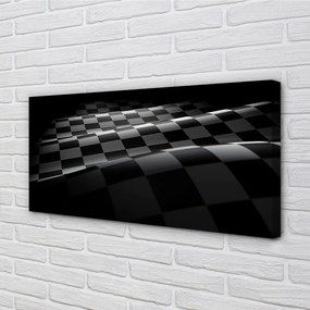 Obrazy na plátně checker vlajky 120x60 cm