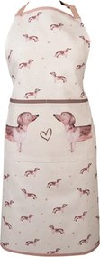 Bavlněná zástěra s jezevčíkem Dachshund Love - 70*85 cm