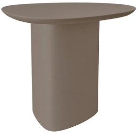 Hnědý lakovaný odkládací stolek RAGABA CELLS 50 x 50 cm
