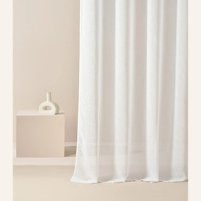 Room99 Záclona na kroužcích Sensia Jednobarevná Barva: Krémová, Velikost: 350 x 250 cm