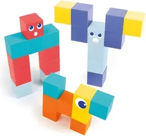 Ludi Magnetická stavebnice kostky / Stavebnice / 28 dílků / kovová hra