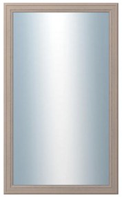 DANTIK - Zarámované zrcadlo - rozměr s rámem cca 60x100 cm z lišty STEP hnědá (3020)