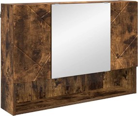 Sada koupelnového nábytku 2 ks Kouřový dub 76,5 x 35 x 64 cm 3393018