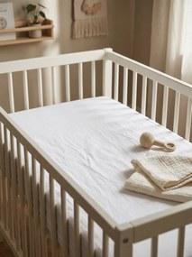 Sinsay - Bavlněná prostěradla z odolné tkaniny s gumou 2 pack - bílá