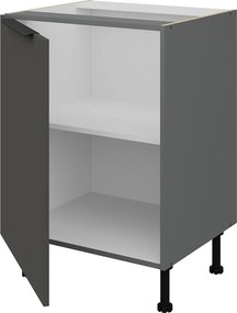 Kuchyňská linka ARIA pi | 300 cm | UNI dvířka | EXTRA VYSOKÁ | ANTIFINGER povrch | antracit/šedá grafit