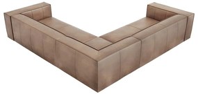Světle hnědá kožená rohová pohovka (variabilní) Madame – Windsor &amp; Co Sofas