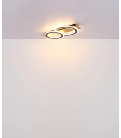 Globo 48038-40 - LED Stropní svítidlo JAYDEN LED/40W/230V hnědá