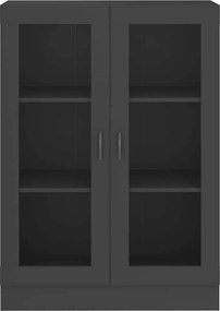 vidaXL Vitrína 82,5 x 30,5 x 115 cm kompozitní dřevo [802755] Barva: Bílá