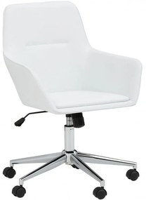Danish style Kancelářská židle Geryr, bílá