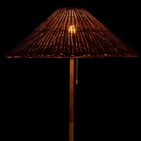 Ratanová stojací lampa J-line Roowa 154 cm