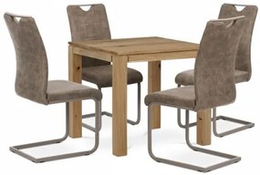 Jídelní stůl 80x80 x75 masiv dub, povrchová úprava olejem DS-F080 DUB