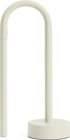 Slonovinová kovová LED stolní lampa (výška 30 cm) Bow – Kave Home