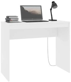 Psací, PC stůl, dřevo, bílá, NoBi VERNER NEW