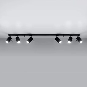 Sollux Lighting Stropní svítidlo RING 6L černé