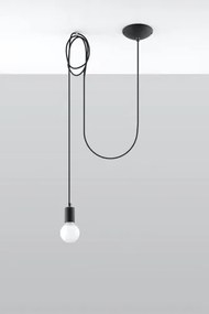 Lustr SOLLUX Edison 1 E27 1x60W bez zdroje SL.0369