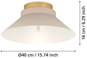 Eglo 900736 - Stropní svítidlo MOHARRAS 1xE27/40W/230V