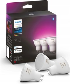 Inteligentní Led žárovky Philips Hue GU10 350 lm 5,7 W 3 ks