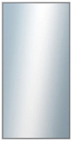 DANTIK - Zarámované zrcadlo - rozměr s rámem cca 60x120 cm z lišty Hliník šedá | P02-006 (7002006)
