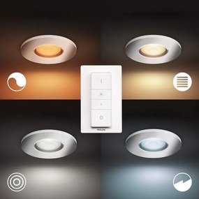 Philips - SADA 3x LED Stmívatelné koupelnové svítidlo 1xGU10/5W/230V IP44 + DO
