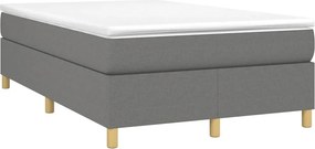 Rám postele s boxspringem tmavě šedá 120 x 200 cm textil 3120946