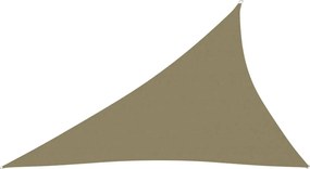 vidaXL Stínící plachta oxfordská látka trojúhelník 4x5x6,4 m [135184] Barva: krémová