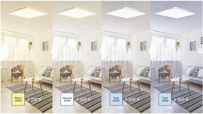 EMOS CCT přisazený LED panel 300x300mm s dálkovým ovládáním ZM5171