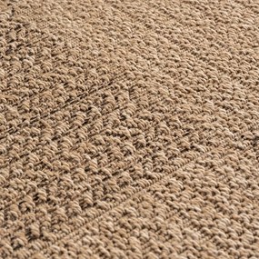 Hnědý kulatý vnitřní a venkovní koberec ø 160 cm Timber 1405 – Ayyildiz Carpets