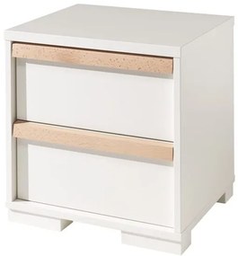 Designový noční stolek Molde bílá 48cm