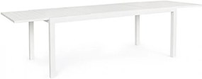 BIZZOTTO Rozkládací zahradní stůl HILDE 200x100cm bílý 0663403