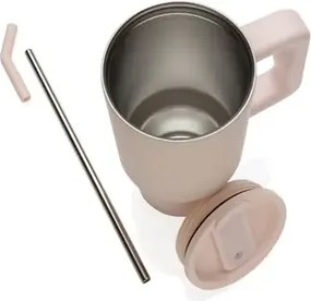 XD Design Velký nerezový termohrnek Embrace 900ml růžová