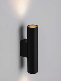 Designové nastěnné svítidlo Mor B Černá