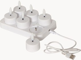 Sada LED svíček Flame Charge, 6 dílů
