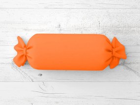 Biante Polštář válec bonbon Rongo RG-035 Oranžový 15x40 cm