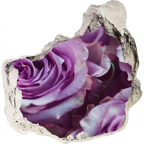 Wallmuralia Fototapeta nálepka na zeď Fialové růže 75x75 cm