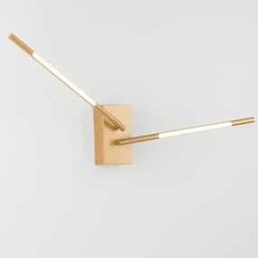 Designové nástěnné svítidlo Raccio B 6 zlaté