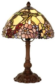 Stolní lampa Tiffany FLOWERS Clayre &amp; Eef 5LL-1103