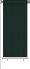 Venkovní roleta 65 (Š) x 140 (V) cm tmavě zelená HDPE 312809