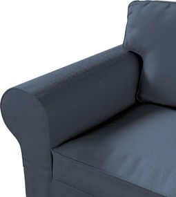 Potah na pohovku IKEA Ektorp 2-místná rozkládací  NOVÝ MODEL 2012 barva modrá látka pletený vzor