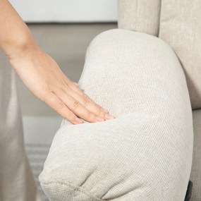 HOMCOM Křeslo s polohovací funkcí, TV Křeslo s jádrem z kapesních pružin, Polstrované křeslo, Relaxační křeslo s nosností až 150 kg pro obývací pokoj…